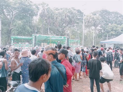 လှည်းကူးမြို့နယ်တွင် မြန်မာ့ရိုးရာယဉ်ကျေးမှု မဟာသင်္ကြန်ပွဲတော်အတက်နေ့ ပြည်သူများ ပျော်ရွှင်စ