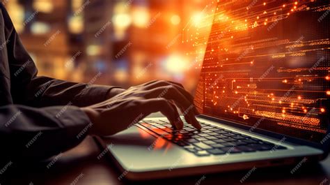 Premium Photo Software Development Concept Coding Programmer Software