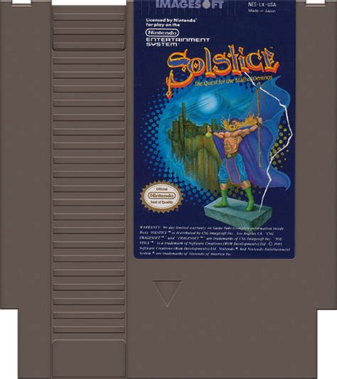 Solstice Nintendo Entertainment System Nes Isometric Action Video