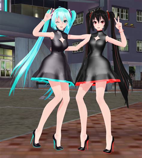Hatsune And Zatsune The Miku Twins Revised By Mario And Sonic Guy On
