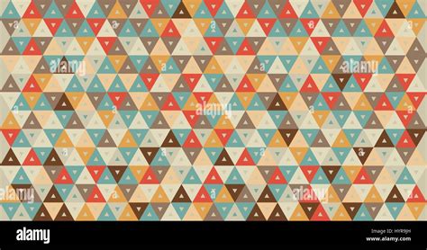 Vector Seamless Geometric Abstract Triangle Pattern Background Stock Vector Image And Art Alamy