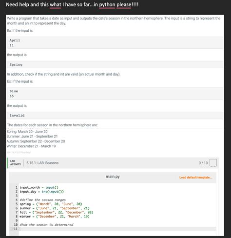 Solved Write A Program That Takes A Date As Input And Chegg Com