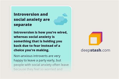 Introversion And Social Anxiety Are Separate Deepstash