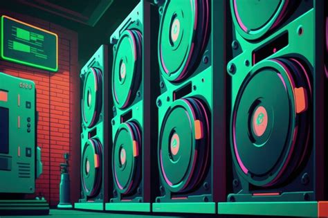 Premium Ai Image The Background Of Close Up Hard Disks In A Data Center Room Is Disk Storage