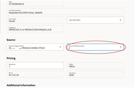 Source Subinventory Does Not Display List Of Values With Responsive Self Service — Cloud