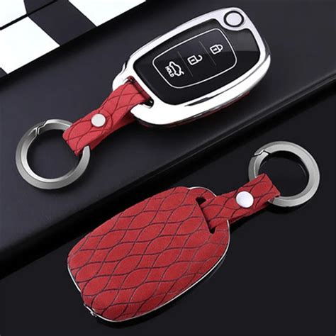 Замшевый чехол для ключей автомобиля для hyundai Creta I10 I20 I30 ...