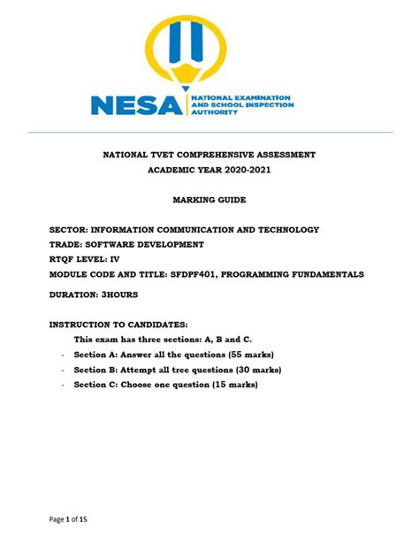 Mgsoftware Developmentl4programming Fundementals Download Free Pdf