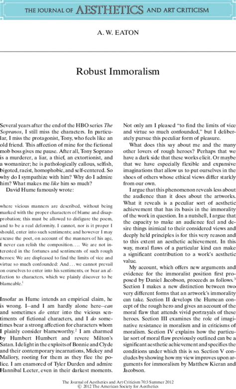 The Journal Of Aesthetics And Art Criticism Wiley Online Library