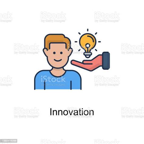 혁신 벡터 채워진 윤곽선 아이콘 디자인 일러스트레이션입니다 화이트 배경 Eps 10 파일에 교육 기술 기호 0명에 대한 스톡 벡터 아트 및 기타 이미지 Istock