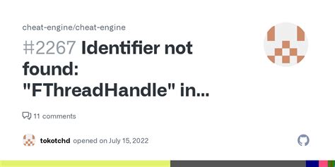 Identifier Not Found FThreadHandle In LuaHandler Issue 2267