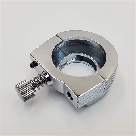 Dual Cable Housing Collar Chrome Dual Throttle Cable Housing Clamp For