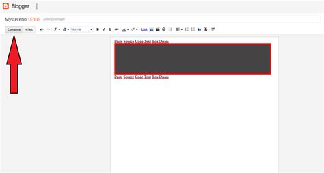 Cara Membuat Text Box Source Code Pada Postingan Blog Mystereno Com