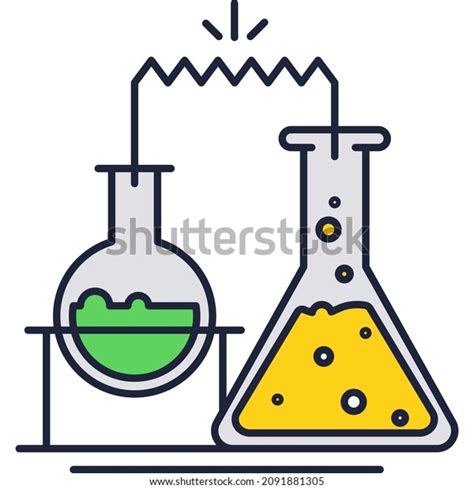Laboratory Icon Lab Experiment Science Vector Stock Vector Royalty Free Shutterstock