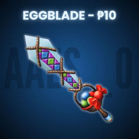Eggblade Godly Knife │ Roblox Murder Mystery 2 Game │ Aaes0 Mm2 Shop