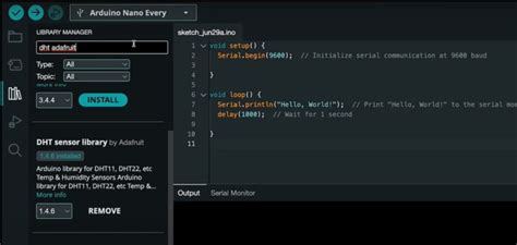 How To Connect The Dht And Arduino Nano
