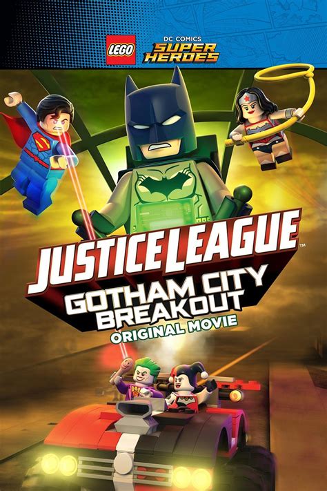 Lego Dc Comics Superheroes Justice League Gotham City Breakout Dvd Release Date July 12 2016
