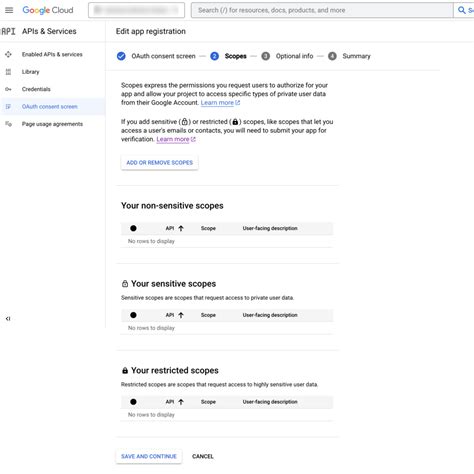 Configure The OAuth Consent Screen In Google Cloud Console Awesome Enterprise Documentation