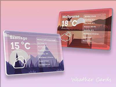 Weather Card Designs Themes Templates And Downloadable Graphic