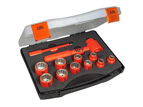 12 Piece Insulated Socket Set For Safe Electrical Work And Durability 12 Piece Insulated Socket Set For Safe Electrical Work And Durability
