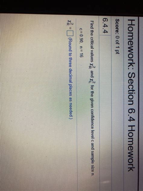 Solved Homework Section 6 4 Homework Score 0 Of 1 Pt 6 4 4