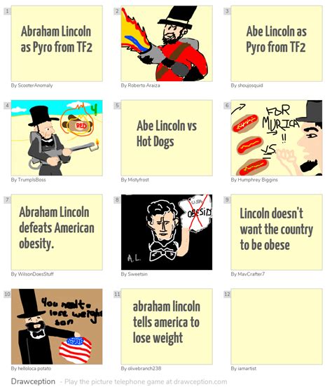 Abraham Lincoln As Pyro From Tf2 Drawception