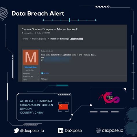 Dexpose On Linkedin Data Breach Data Leak Infosec Dark Web Databreach Dataleak Services…