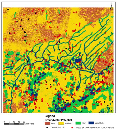 Mapping Groundwater Potential In A Desert Using Geospatial Technology Geography Realm
