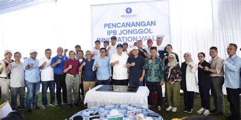 Ipb University Canangkan Ipb Jonggol Innovation Valley Dirjen Dikti… Ipb University