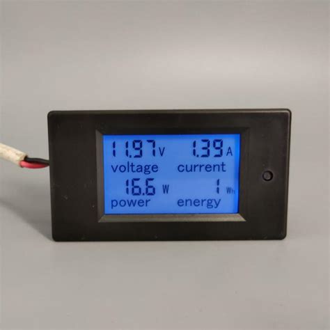 Dc 전압계 전류계 전력 에너지 디지털 전압 전류계 Lcd 션트 포함 4 인 1 Dc 65 100v 20a 측정 및
