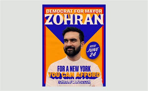 Every Graphic Designer Should Take Notes From Zohran Mamdanis