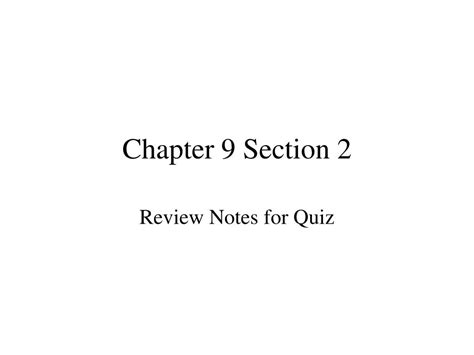 Ppt Chapter 9 Section 2 Powerpoint Presentation Free Download Id