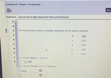 Solved Assignment Chapter 5 Assignment Questions Exercise