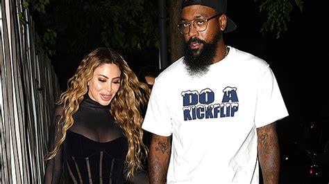 Larsa Pippen Rocks Sheer Catsuit And Packs On Pda With Marcus Jordan Hollywood Life