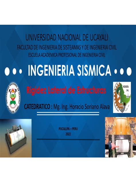 Unidad 12 Rigidez Lateral En Estructuras Pdf