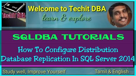 Part 64 How To Configure Distribution Database Replication In Sql Server 2014tamil Techit