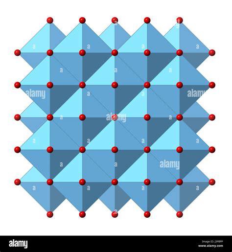 Calcium Oxide Cao Quicklime Burnt Lime Crystal Structure Essential Ingredient Of Cement