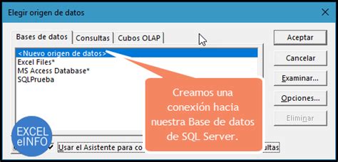 ejecutar consulta sql desde excel e importar datos a una tabla itpro es