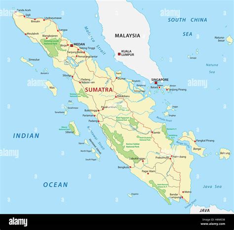 Map Of Sumatra Indonesia
