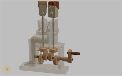 一个简单的情侣接吻小玩具，构造十分的简单，一起看看吧！ 邯工制图 邯工制图 哔哩哔哩视频