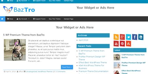 Wrock Metro Pro Wordpress Theme Insertcart 41 Wp Themes And Plugins