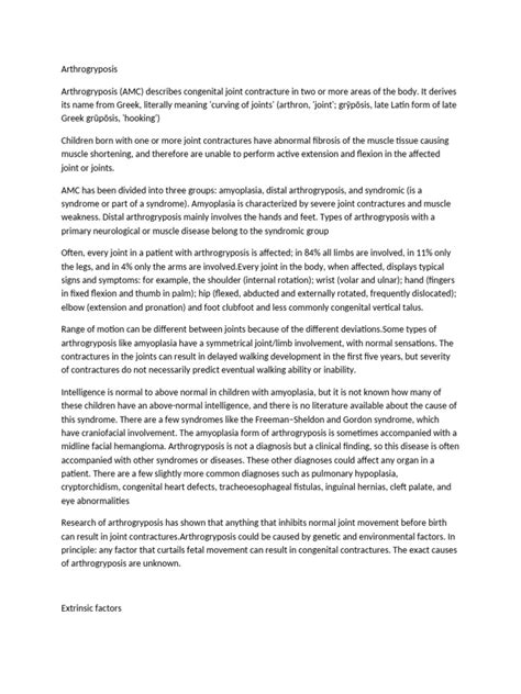 Arthrogryposis Pdf