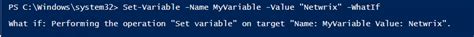 How To Use Powershell Variables