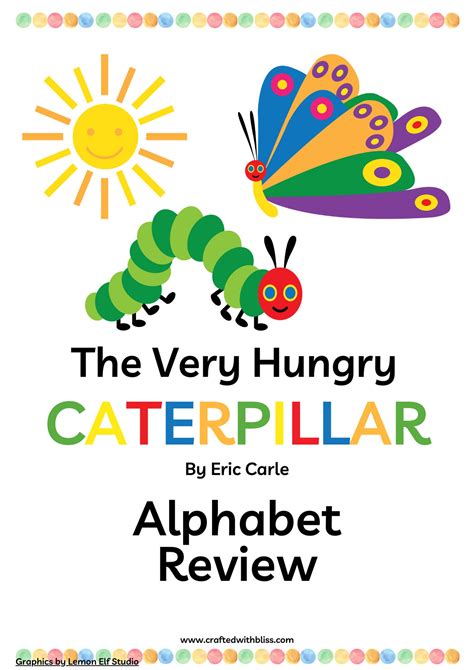 The Very Hungry Caterpillar Alphabet Review Printablethe Very Hungry