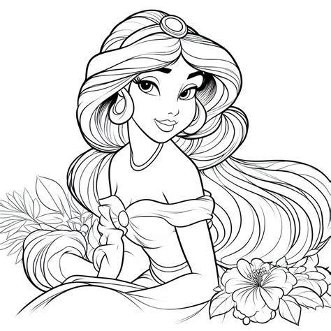 Dibujos De Libro Princesas Disney Para Colorear Vsun