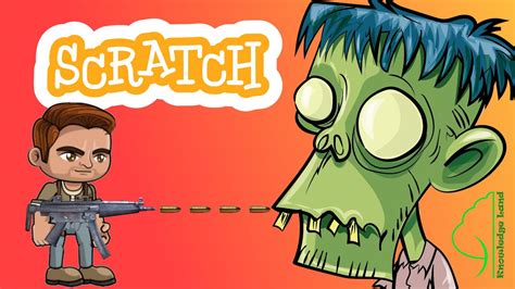 Создание игры в Scratch Стрельба по Зомби Youtube