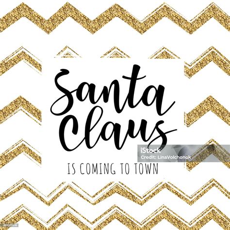 산타 클로스 골드 지그재그와 글자의 벡터 일러스트 레이 션 0명에 대한 스톡 벡터 아트 및 기타 이미지 0명 12월 겨울