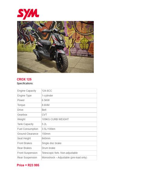 Sym Crox 125 Pdf