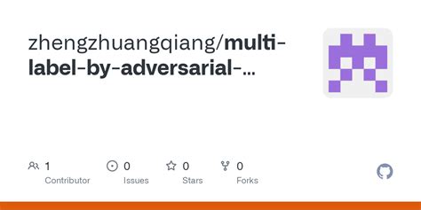 Github Zhengzhuangqiangmulti Label By Adversarial Learning