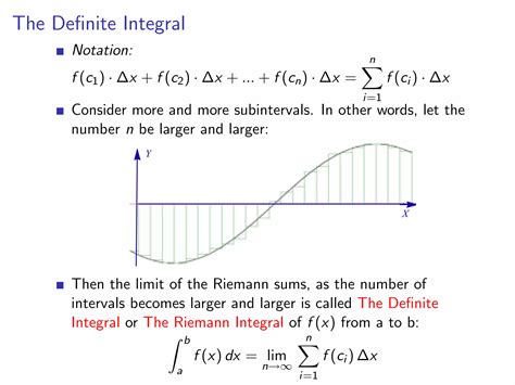 The Definite Integral Pdf