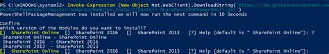 Installing Install Sharepointpnppowershellps1 Pnp Powershell
